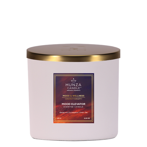 Mood Elevator 3 Wick Luxury Candle -Energizing Aroma Candles – Hunza Candle