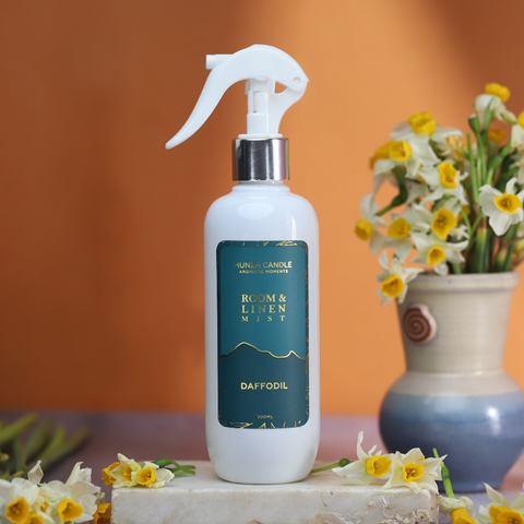 Daffodil Room & Linen Mist-Lively Air Freshener For Room – Hunza Candle
