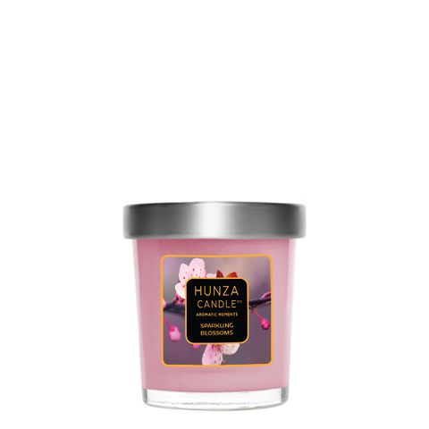 Sparkling Blossoms Shot Glass Candle - Hunza Candles