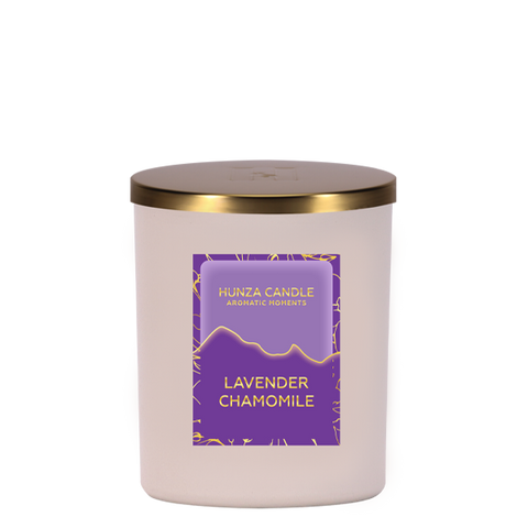 Lavender Chamomile Home Candle - Bright, Positive Aroma – Hunza Candle